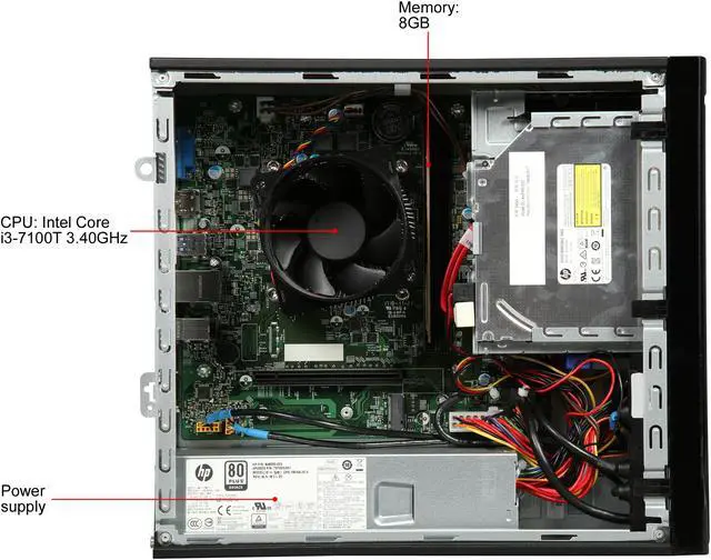 Refurbished: HP Grade A Desktop Computer Slimline 270-p026 Intel Core ...
