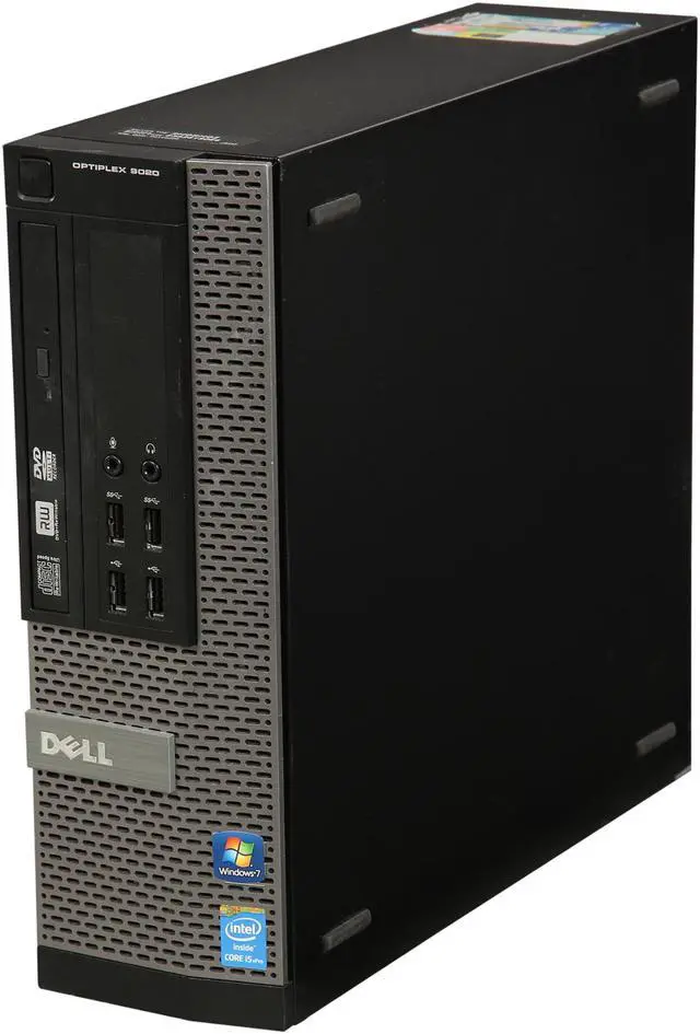Refurbished: DELL Grade B Desktop Computer 9020 Intel Core i5-4570 4GB DDR3 500GB HDD Windows 10 ...