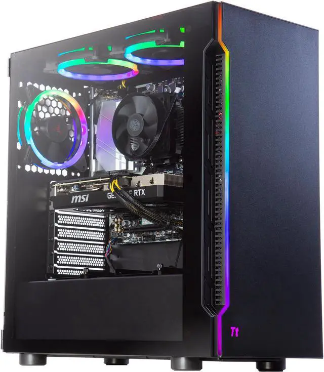 Skytech SHADOW Gaming PC Desktop - AMD Ryzen 5 5600X 3.70 GHz, RTX 3060 Ti 8 GB GDDR6, 1 TB NVMe ...