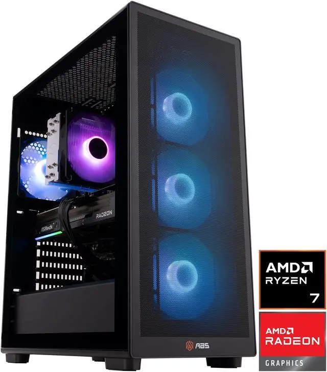 ABS Stratos Ruby Gaming PC - Windows 11 - AMD Ryzen 7 9700X - Radeon RX ...
