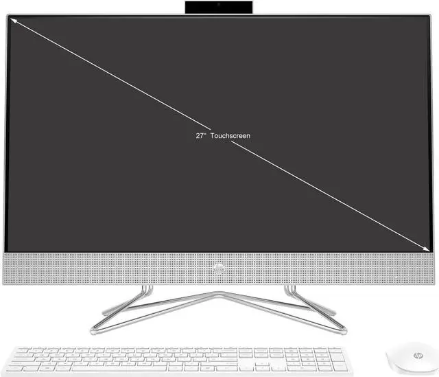 Refurbished: HP All-in-One Computer 27-dp1387c Intel Core i7-1165G7 16GB DDR4 1TB HDD 27 ...