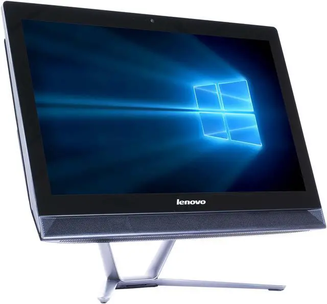 Refurbished: Lenovo C40-05 All-In-One PC, 21.5" LCD, AMD A6-6310 1.8GHz ...
