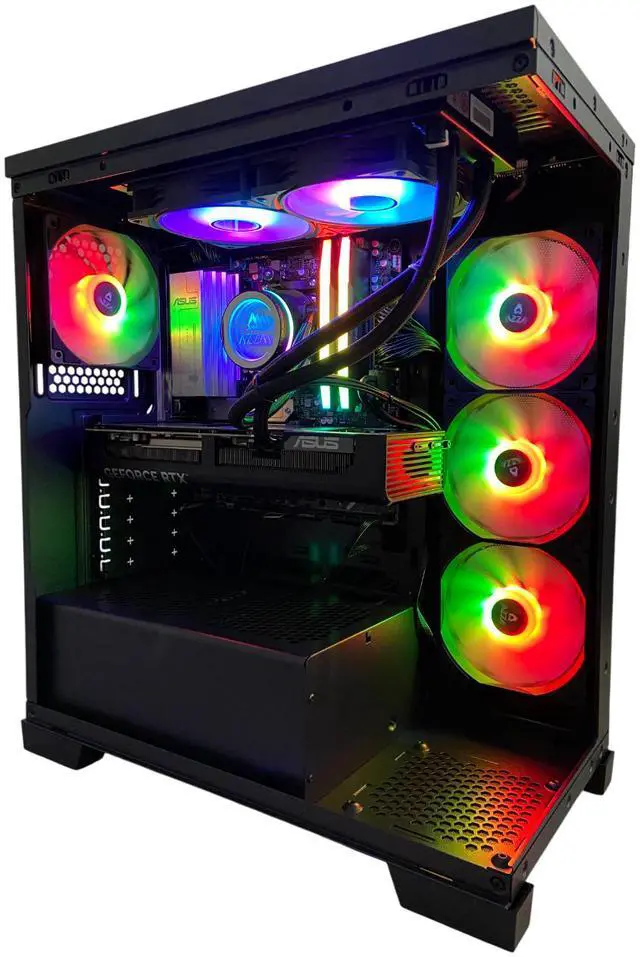AZZA Gaming PC GOLIATH EXTREME, AMD Ryzen 9 9900X3D, NVIDIA RTX5080, 64GB DDR5, 2TB M.2 SSD ...