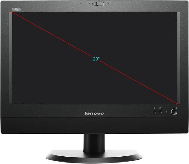 Refurbished: Lenovo Grade A All-in-One Computer ThinkCentre M72z Intel ...