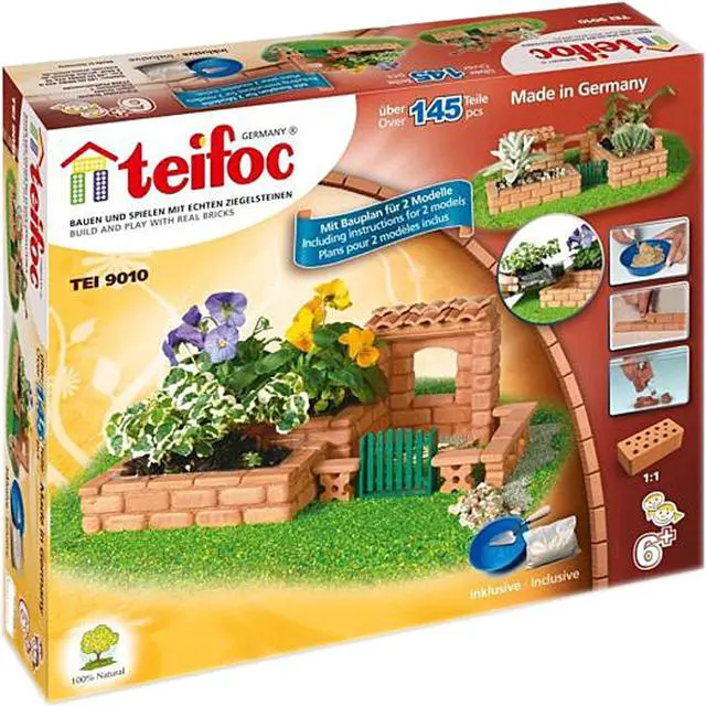 Teifoc 9010 Small Garden Brick Construction Set -148+ Pcs. - Newegg.com