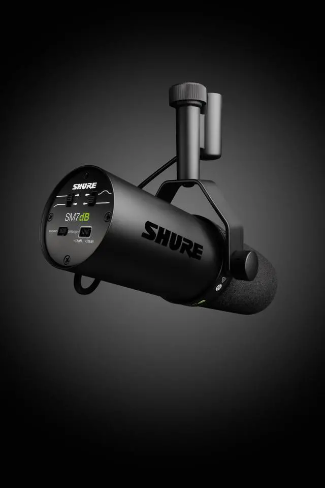 Open Box: Shure SM7DB Dynamic Vocal Microphone with Built-in Preamp ...