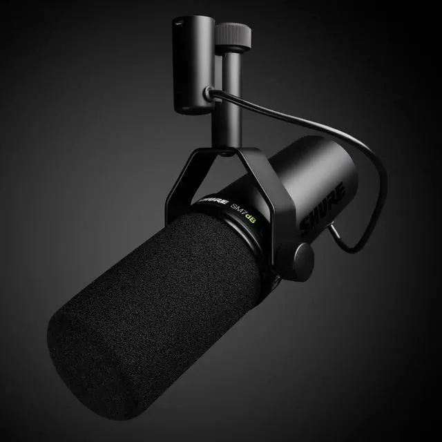 Open Box: Shure SM7DB Dynamic Vocal Microphone with Built-in Preamp ...