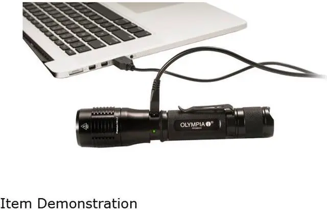 Olympia RG850 High-Performance Rugged Flashlight - Black - Newegg.com