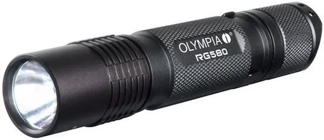 Olympia RG580 High-Performance Rugged Flashlight - Black - Newegg.com