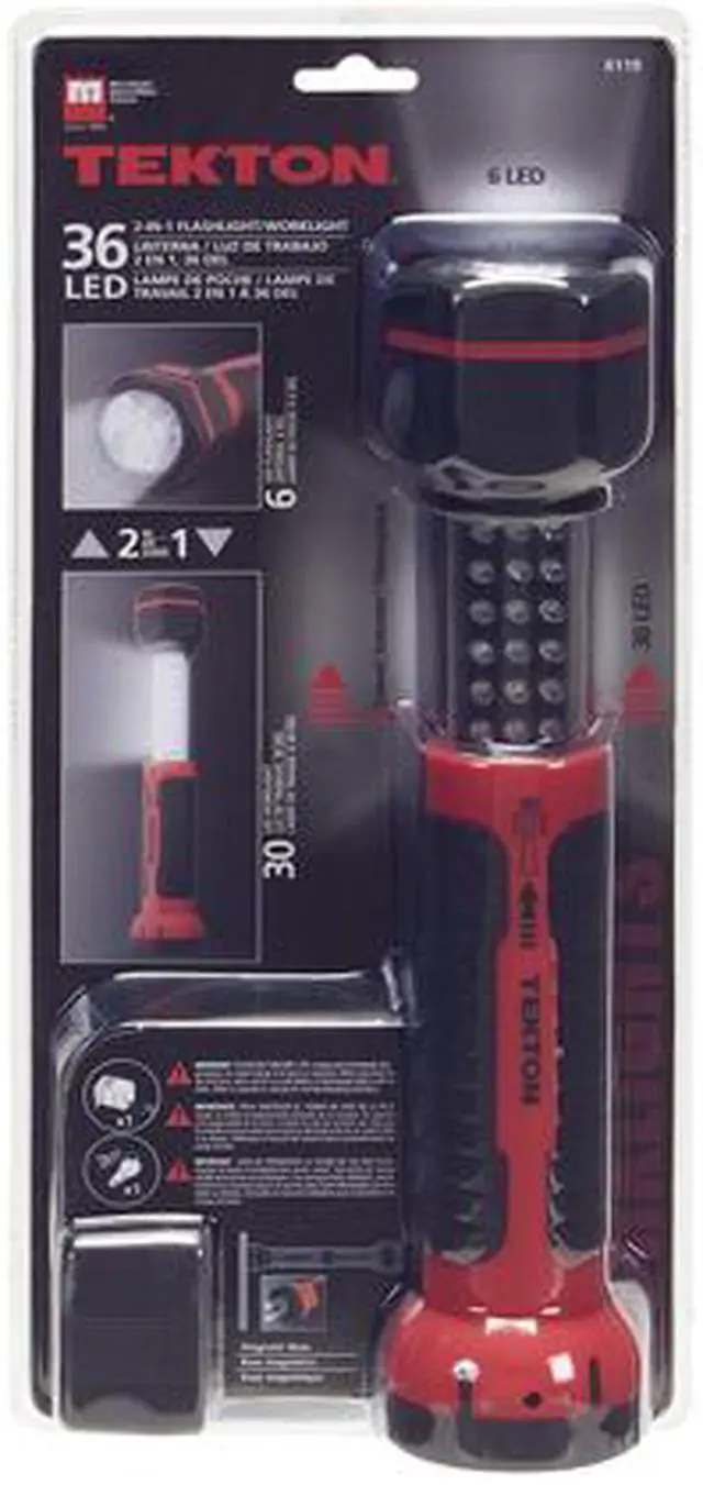 TEKTON 6119 36 LED 2-in-1 Worklight/Flashlight - Newegg.com