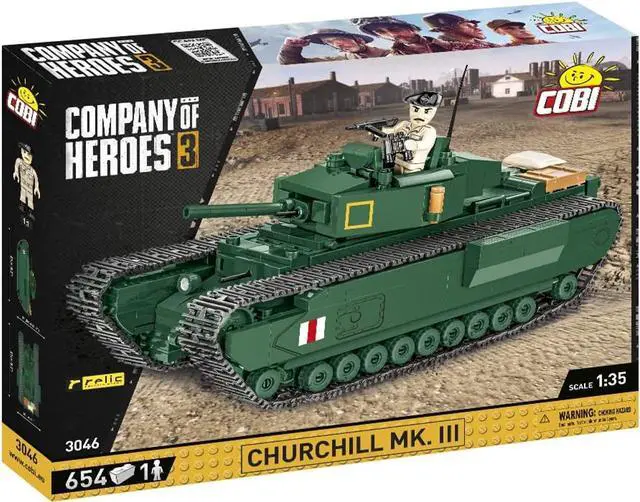 COBI Company of Heroes 3 Churchill Mk. III Tank - Newegg.com