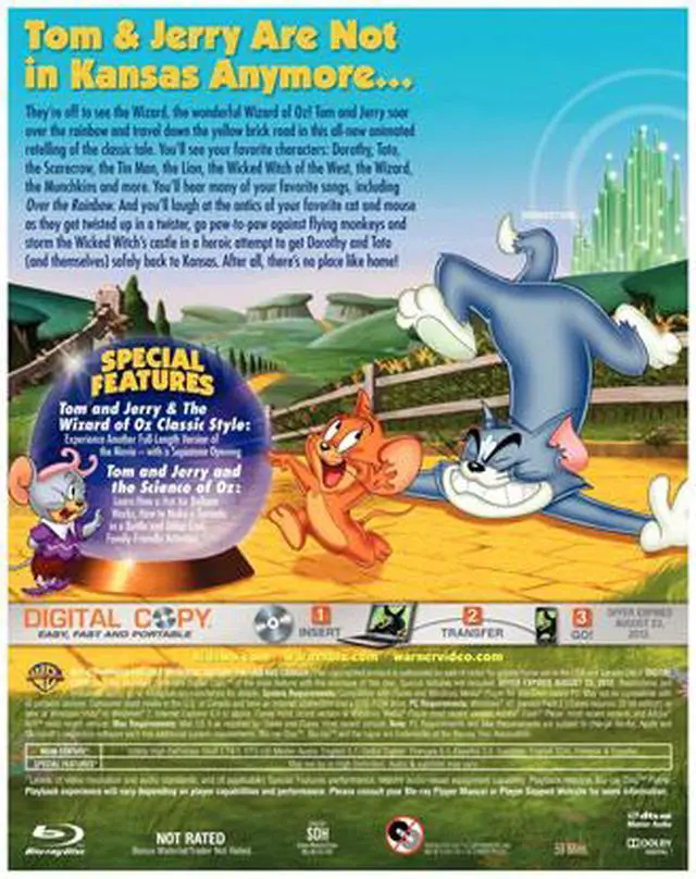 Tom and Jerry & The Wizard of Oz (Blu-ray) - Newegg.com
