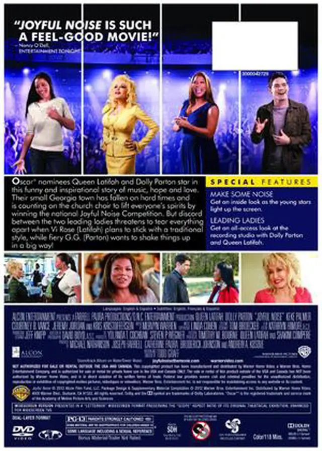 STUDIO DISTRIBUTION SERVI JOYFUL NOISE (DVD/2012/WS-16X9/DOLBY DIG ...