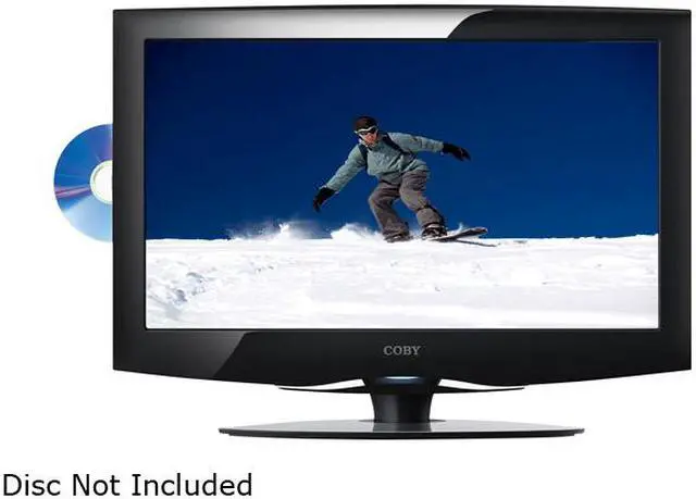 COBY LEDVD1996 19" Black LED-Backlit HDTV with DVD Player - Newegg.com