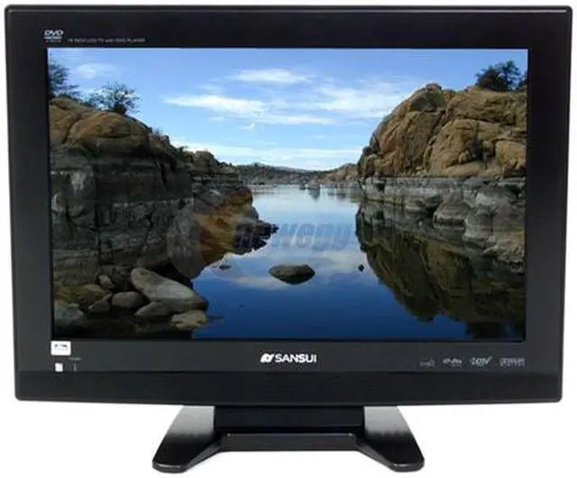 SANSUI 19" 720p LCD HDTV With Built-In DVD player HDLCDVD190 - Newegg.com