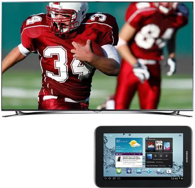 Samsung 60" 1080p 240Hz BUNDLE UN60F8000 3D LED TV AND GT-P3113TSYXAR ...