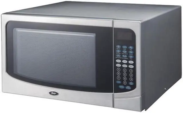 Oster Family-Size 1.6-Cu. Ft. Countertop Microwave Oven with Push ...