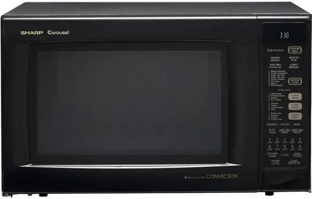 Sharp 1.5 cu. ft. 900W Convection Specialty Microwave Oven R-930AK ...