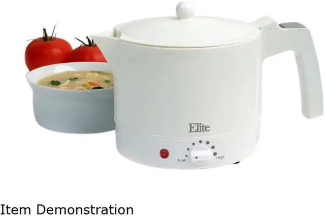 Elite Cuisine EHP-001 32oz. Electric Hot Pot with Egg Cooker & Steam ...