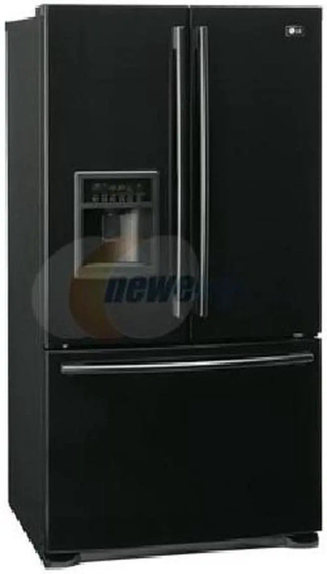 LG 24.7 cu.ft. French Door Refrigerator Smooth Black LFX25950SB ...