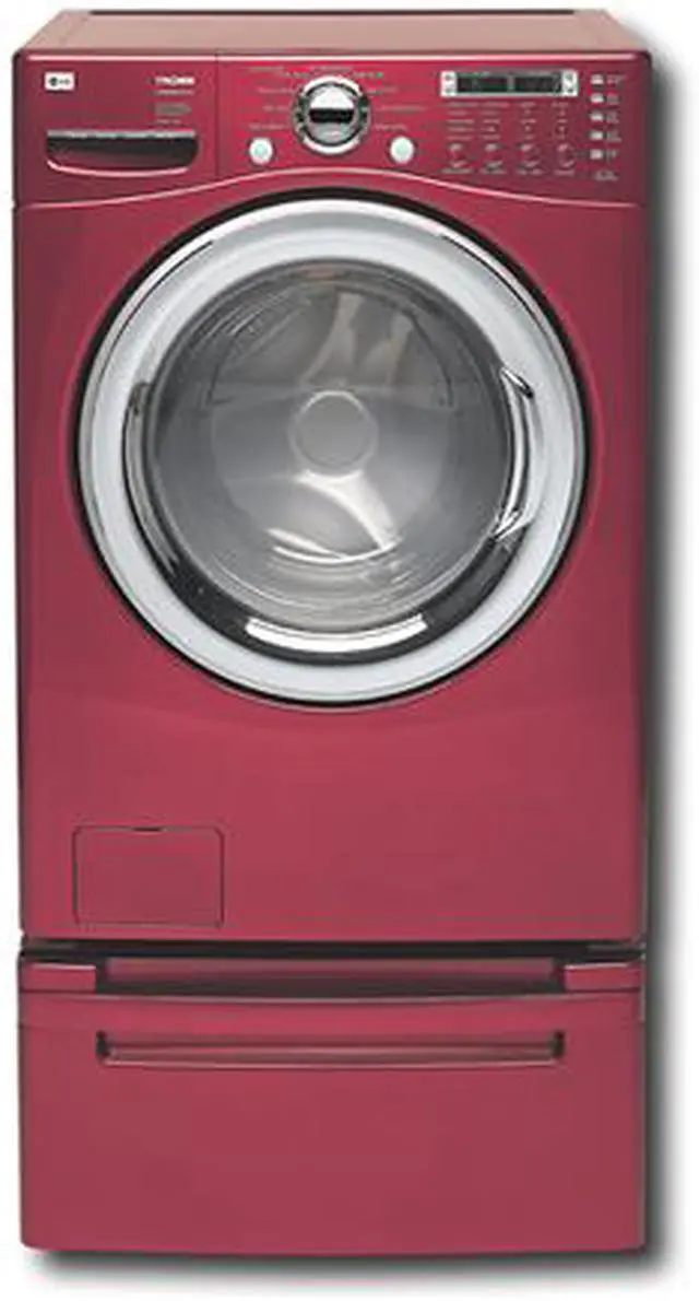 LG WM2487HRM Red Front-Loading Washer - Newegg.com