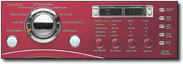 LG WM2487HRM Red Front-Loading Washer - Newegg.com