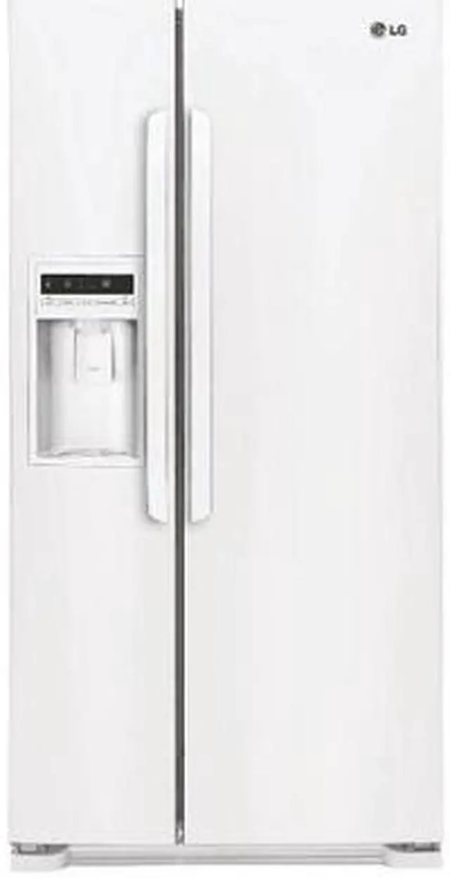 LG 23 cu.ft. Side-By-Side Refrigerator White LSC23924SW - Newegg.com
