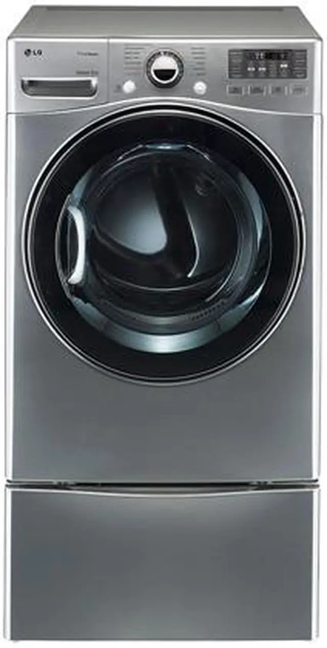 LG DLEX3470V Graphite Steel Electric Ultra Large SteamDryer with Dual ...