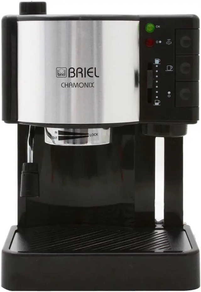 BRIEL ES35AFB CHAMONIX Espresso/cappuccino machine Black - Newegg.com