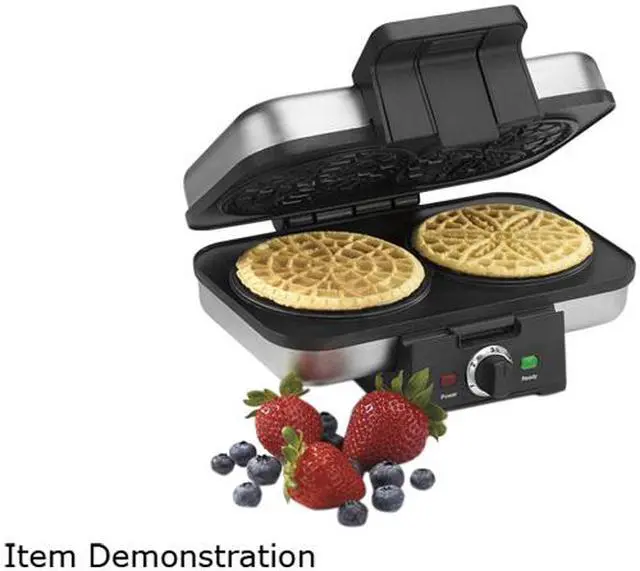 Cuisinart WM-PZ10 Pizzelle Press, Black Stainless - Newegg.com