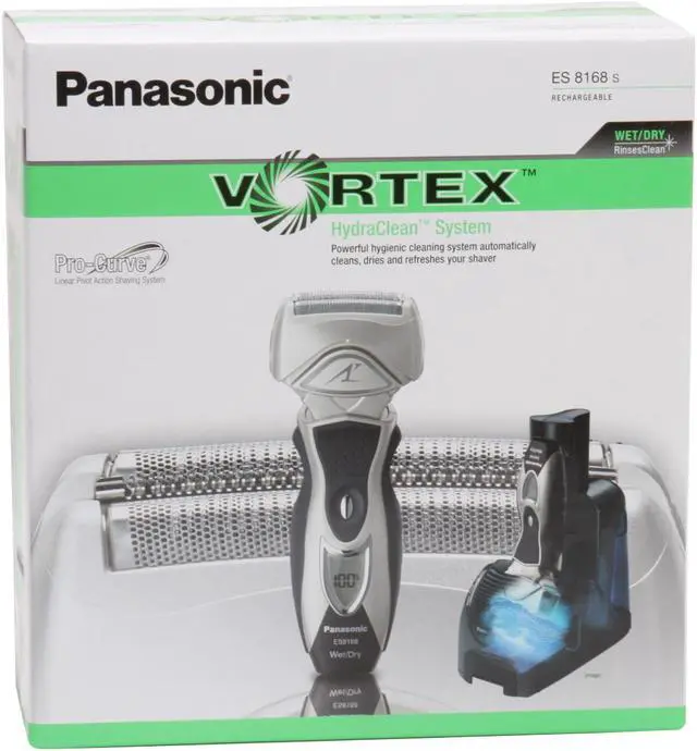 Open Box: Panasonic ES8168S Vortex HydraClean Men's Shaver with Convex ...