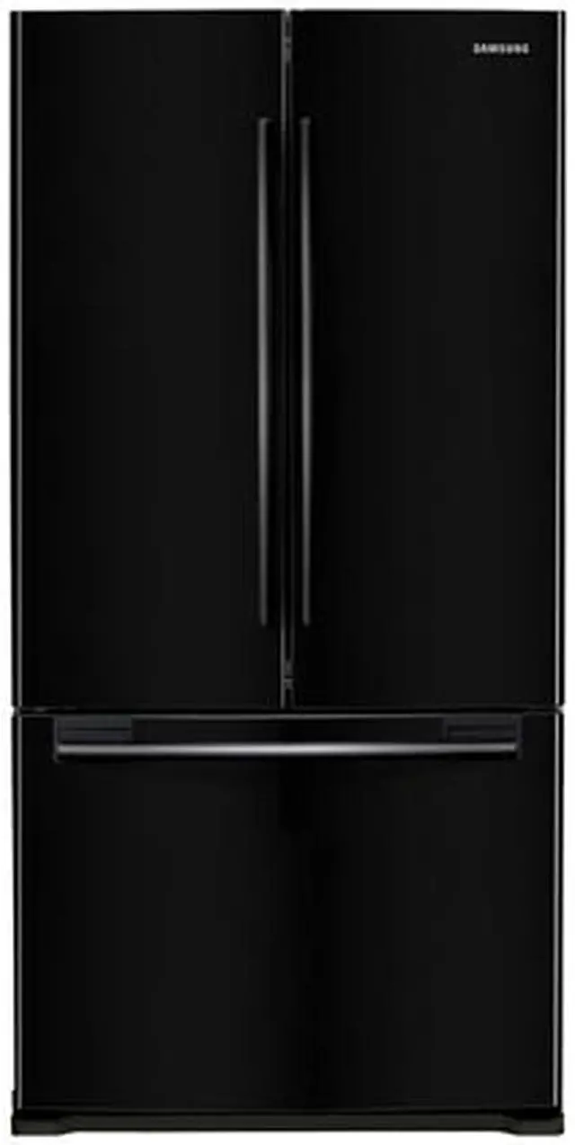 Samsung 18 cu. ft. French Door Refrigerator Black RF197ACBP - Newegg.com