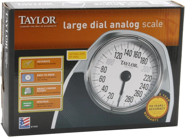 TAYLOR 1550 Large Dial Analog Scale - Newegg.com