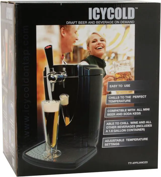 ICYCOLD IC-PRO 5000 Counter Top Beer and Beverage Dispenser with Tap ...