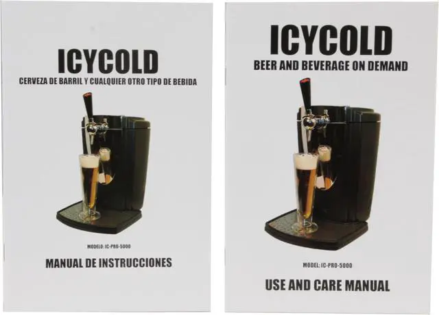 ICYCOLD IC-PRO 5000 Counter Top Beer and Beverage Dispenser with Tap ...