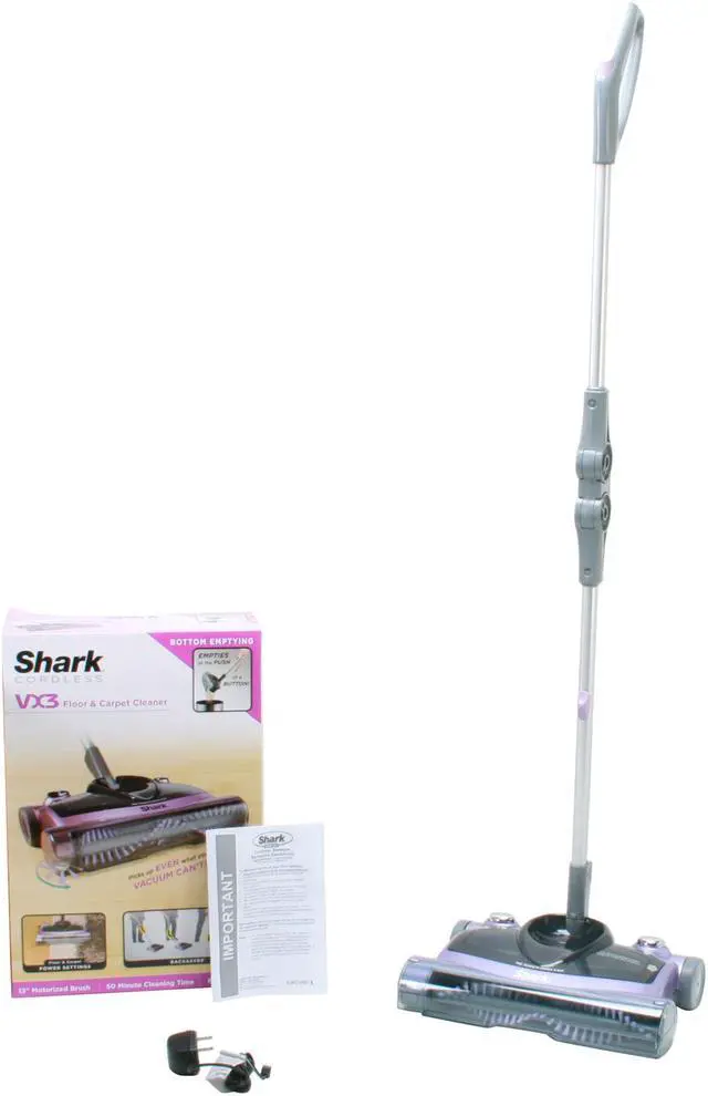 Shark VX3 13' Cordless Floor & Carpet Sweeper - Newegg.com
