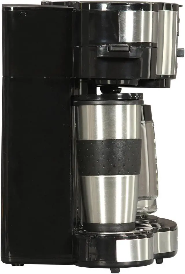 Hamilton Beach 49980Z 2 Way Single Serve or 12 Cup Programmable Coffee ...