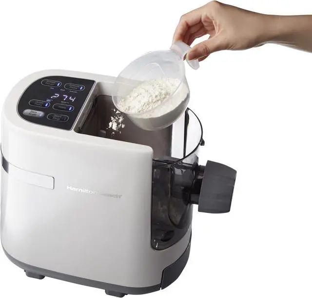 Hamilton Beach 86650 White Electric Pasta and Noodle Maker, White ...