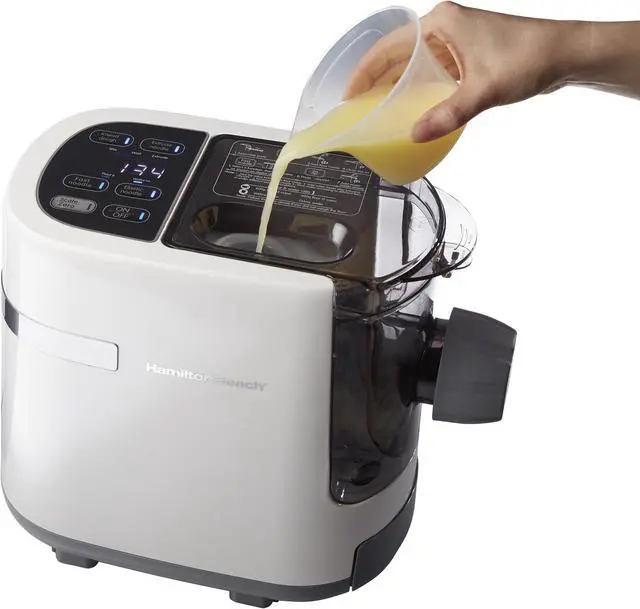 Hamilton Beach 86650 White Electric Pasta and Noodle Maker, White ...