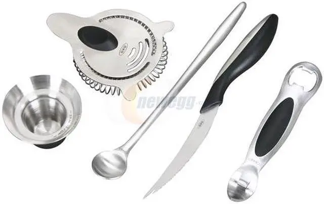 OXO 1061655 SteeL 11-Piece Barware Collection - Newegg.com