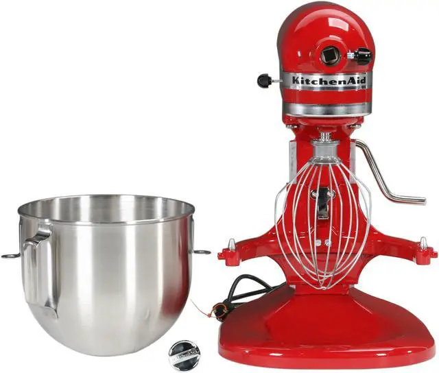KitchenAid KSM500PSER Pro 500 Bowl-Lift Stand Mixer Empire Red - Newegg.com