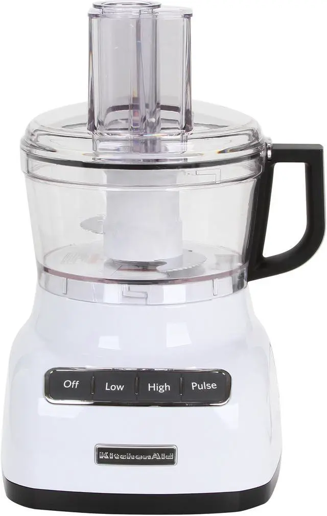 KitchenAid KFP0711WH White 7-Cup Food Processor with ExactSlice System ...
