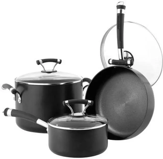 Circulon 82376 Contempo Hard Anodizing Nonstick 10-Piece Cookware Set ...