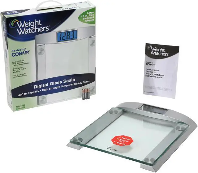 CONAIR WW48 Weight Watchers Glass Precision Electronic Scale - Newegg.com