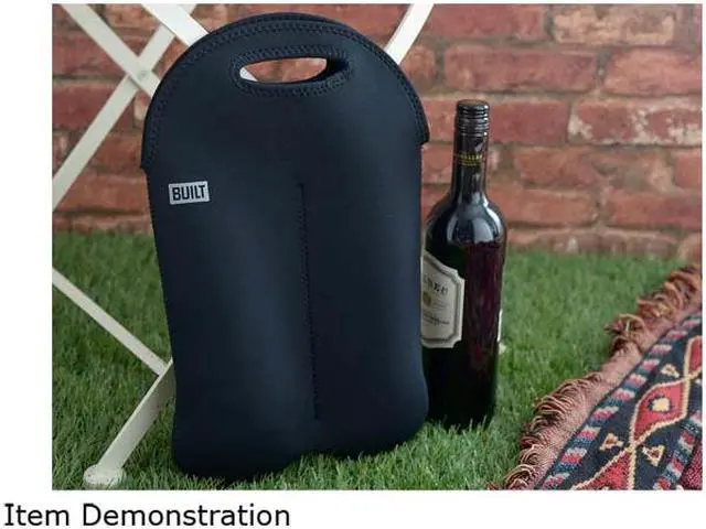 Built NY 2B-BLK Two-Bottle Tote Black - Newegg.com