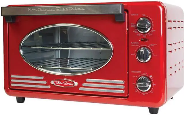 Nostalgia Electrics RTOV220RETRORED Retro Series Toaster Oven - Newegg.com