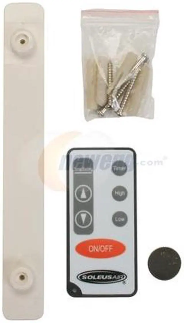 Soleus Air HGW-308R-W Wall Mounted Micathermic Heater with Remote ...