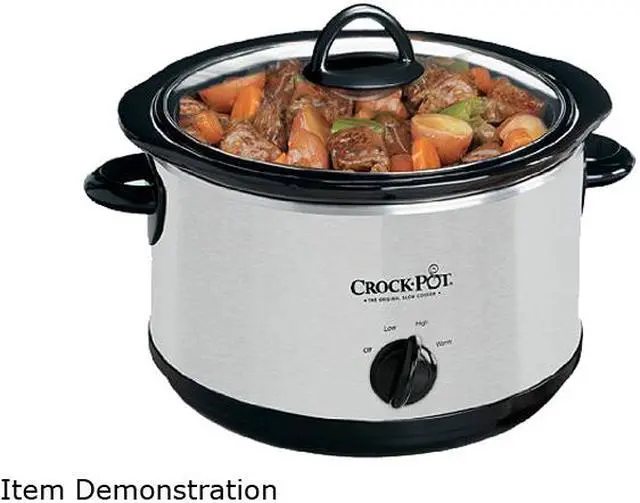 CROCK-POT SCR503-SP-SL 5-Quart Round Slow Cooker - Newegg.com