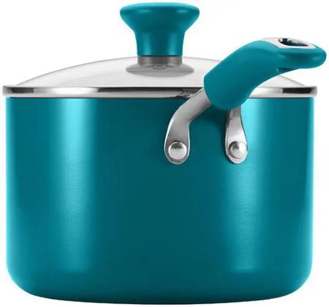 SilverStone 16048 Ceramic CXi Nonstick 12-Piece Cookware Set, Marine ...