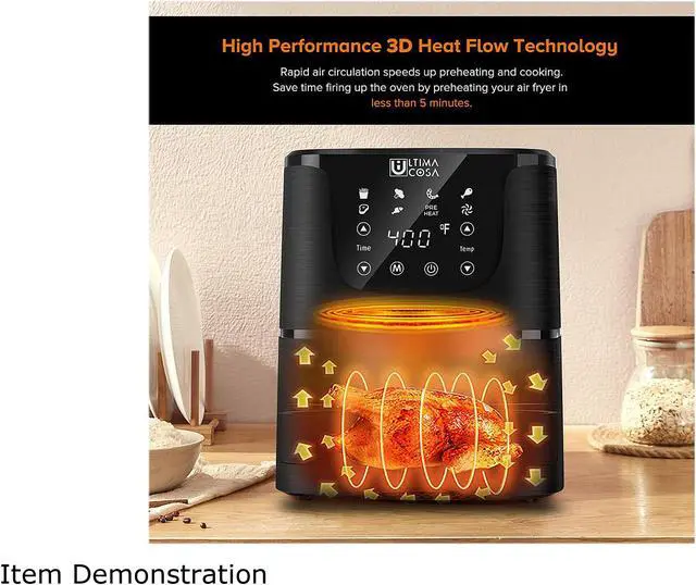 Ultima Cosa TXG-S5T1 BLACK Presto Luxe Plus Air Fryer 5L - Newegg.com
